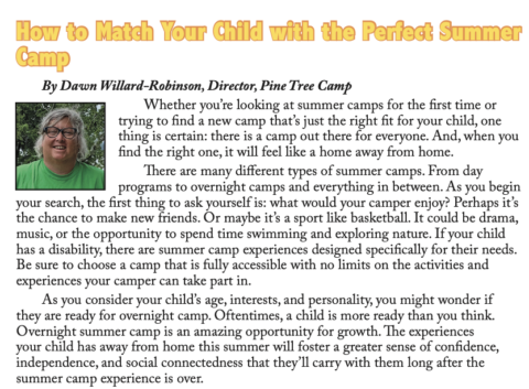 How to match your child with the perfect summer camp - Pine Tree Society